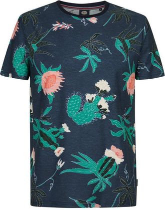 Petrol Industries T-Shirt Carb&oacute;n mit Allover-Print