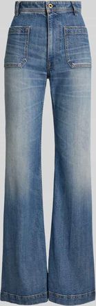 Polo Ralph Lauren Loose Fit Jeans aus Baumwoll-Mix mit aufgesetzten Taschen