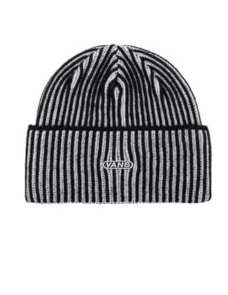 Vans Bonnet Nesbit Cuff unisexe blanc et noir UNICA