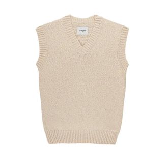 Circolo 1901 Homme, Pulls, Beige, Taille: L Gilet Pull