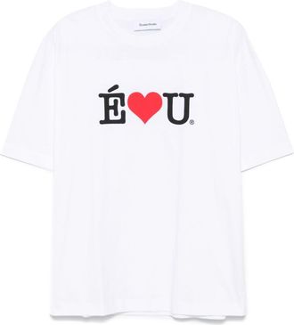 &Eacute;tudes Studio T-Shirt mit Slogan-Print - Wei&szlig;