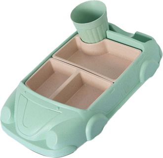 Generic Auto Servierplatte, servierplatten, servierteller mit einzelnen Tellern, Besteck und Wassergläsern, spülmaschinenfest, Wurst, Käse, Party, Schlemmerpl