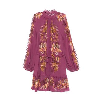 Farm Rio Kurzes Kleid - - Dresses - Damen - Lila - XS