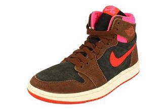 Nike Nike Femmes Air Jordan 1 ZM Air CMFT 2 Trainers DV1305 Sneakers Chaussures (UK 8 US 10.5 EU 42.5, Cacao wow Picante Red Black 206)