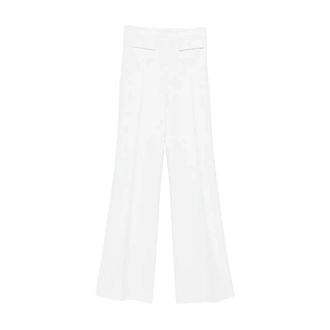 Elisabetta Franchi Femme, Pantalons, Blanc, Taille: 36 FR Pantalone Avorio 360