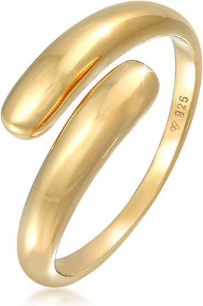 Elli Wickelring aus 925er Sterlingsilber in Goldoptik-Goldfarben