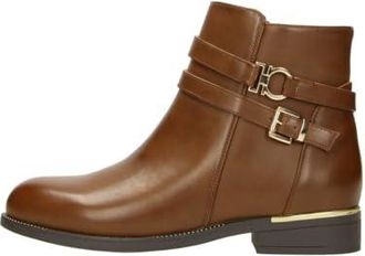 Fitters Footwear Fitters Damen Stiefe Sina en Couleur Cognac, 44 EU Chaussures pour Femmes en Grande Taille