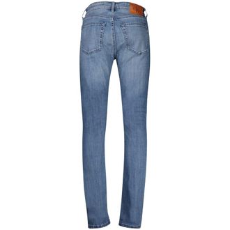 Calvin Klein Slim-Taper Cotton Jeans - Blue