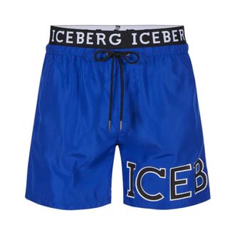 Iceberg Basic Badeshorts - - Swimwear - Herren - Blau - S