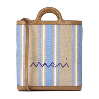 Marni Kleine Bast-Optik Handtasche f&uuml;r den Sommer - - Bags - Damen - Mehrfarbig - ONE SIZE