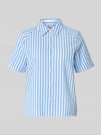 Pieces Regular Fit Hemdbluse aus reiner Baumwolle Modell TINNA