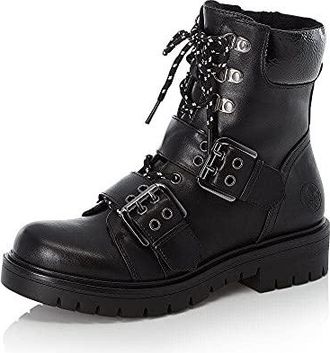 Rieker Femme 91524 Botte Tendance, Noir 00, 38 EU