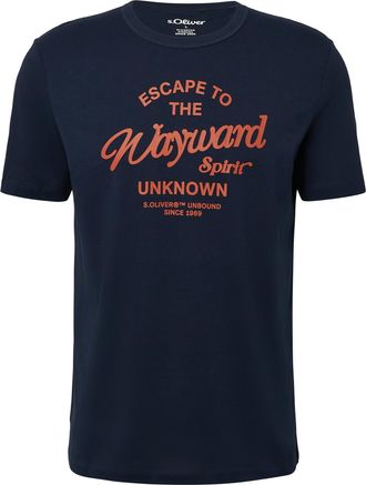 s.Oliver Herren T-Shirt 2170132 Blue XL