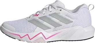 adidas Femme Rapidmove Go Training Shoes, FTWR White/Silver met./Lucid Pink, 38 2/3 EU