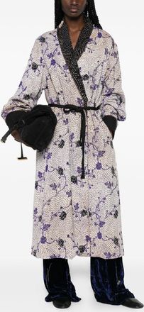 Forte_Forte Cherry Blossom Coat - Cream