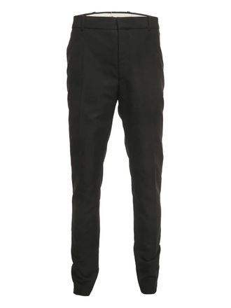 Alexander McQueen pantalon &agrave; broderies - Noir