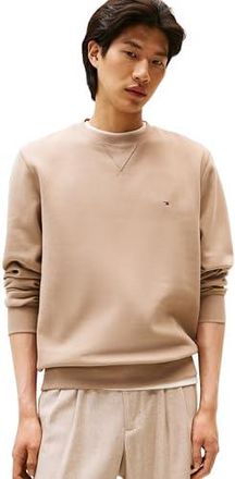 Tommy Hilfiger Sweat Homme Seasonal Fleece avec Col Ras-du-Cou, Beige (Coastal Taupe), L