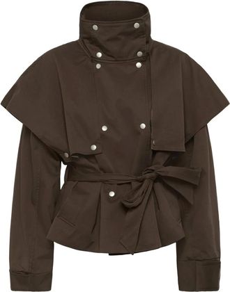 Karen by Simonsen Femme, Manteaux, Brun, Taille: 44 FR Trench Manteaux