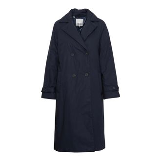Ichi Ichi - Vestes - Femme - Manteaux - Bleu - Taille: 38 FR