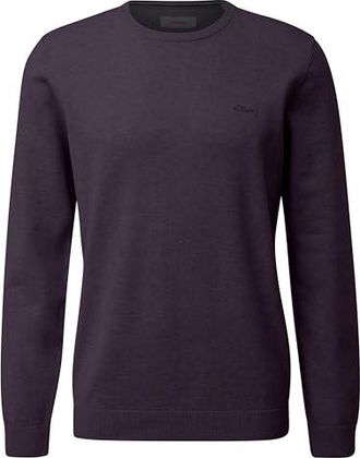 s.Oliver 2150767 Pull à col Rond, Violet 48w0, XXL Homme