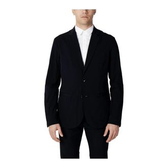 A|X Armani Exchange Einreihiger Blazer - - Jackets - Herren - Blau - 2XL