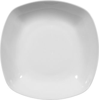 SELTMANN WEIDEN Teller tief eckig 6 Stück Lido Weiss Uni 00003