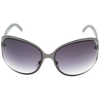 Calvin Klein Graue Sonnenbrille mit ovalen Gl&auml;sern von Calvin Klein