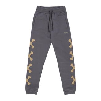 Phobia Archive Cross Bones Pants - - Trousers - Herren - Grau - XL
