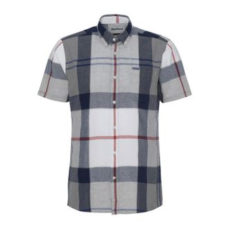 Barbour Homme, Chemises, Multicolore, Taille: S Chemise &agrave; manches courtes en m&eacute;lange lin