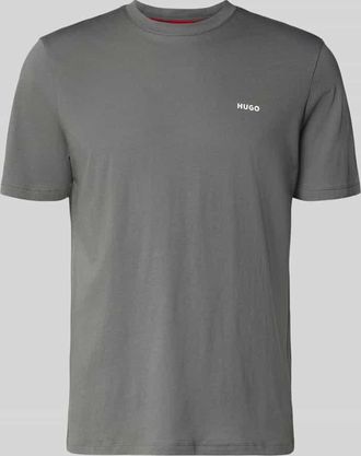 HUGO BOSS Regular Fit T-Shirt aus reiner Baumwolle Modell DERO222