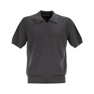 Brunello Cucinelli Polo Chemises - Homme - Tops - Gris - Taille: XL
