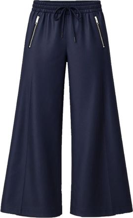 Silvian Heach Femme, Pantalons, Bleu, Taille: 36 FR Pantalon Large avec Fermetures Éclair Avant