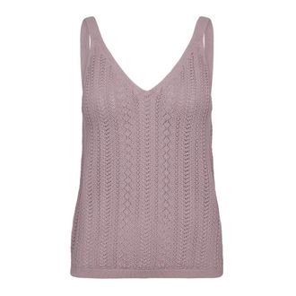 Mos Mosh Thora V-neck Knit - - Knitwear - Damen - Lila - XS