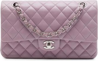 Chanel Sac bandouli&egrave;re classique double rabat Pre-owned - Femme - Pre-owned - Violet - Taille: ONE Size
