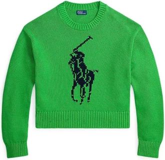 Polo Ralph Lauren Femme, Pulls, Vert, Taille: 40 FR Vesta