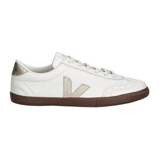 Veja Volley Leather - Femme - Chaussures - Blanc - Taille: 41 EU