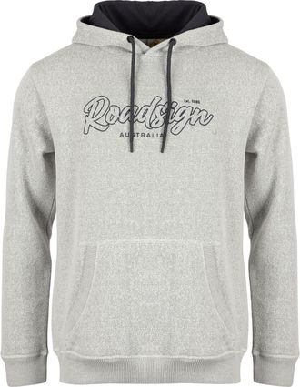 Roadsign Herren Sweatshirt melierter Look für stilvolle Lagenstyles an kalten Tagen beige, 3XL