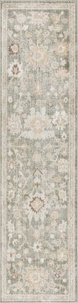 Safavieh Traditionell Wohnzimmer, Esszimmer, Schlafzimmer - Hazel, Mittlerer Stapel, Gr&uuml;n/Beige, 61 X 244 cm