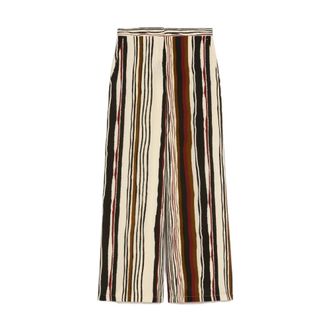 Max Mara Femme, Pantalons, Multicolore, Taille: 38 FR Wide Pantalons