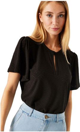 Garcia Garcia Damen T-Shirt, Short Sleeve, Schwarz, S