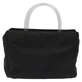 Prada Pre-owned Nylon sacs-main - Femme - Pre-owned - Noir - Taille: ONE Size