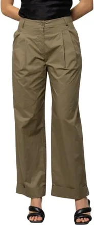 Kaos Kaos, Femme, Pantalons, Vert, Taille: 38 FR Samurai Wide Pants