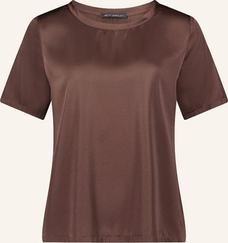 Betty Barclay Blusenshirt Aus Satin braun