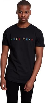 Mister Tee Homme Fuck This Tee T Shirt, Noir, XL EU