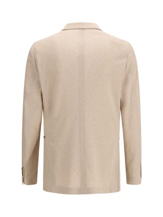 Lardini Mens Double-Breasted Jacket 200 Outer: Cotton; Inner: Cupro Blazers E Vests &