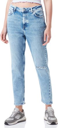 Jack & Jones JACK & JONES Damen Jjxx Jxberlin Slim Hw Cc2004 Jeans, Light Blue Denim, 28W / 32L EU