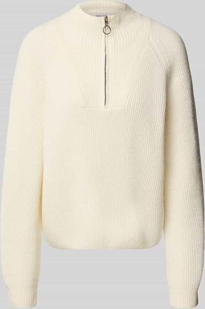 Marc O'Polo Denim Regular Fit Troyer aus reiner Schurwolle