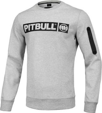 Pitbull Sweatshirt Herren Beyer Crewneck, Longsleeve aus Baumwolle und Polyester, Pullover mit Rundhalsausschnitt, Hochwertig und Bequem, Sportlicher Stil - X