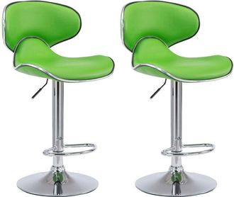 Clp Définissez 2 tabourets élégants et polyvalents avec un design moderne en différentes couleurs colore : vert