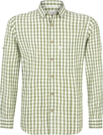 Stockerpoint Herren Marco Trachtenhemd, grün, 2XL